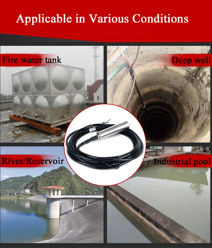 fuel tank level sensor hot water level sensor used for slurry or strong ...