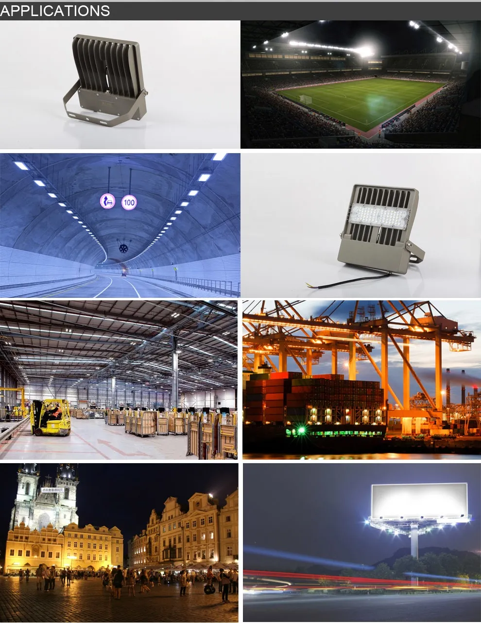 Mini Narrow Beam Angle Ip65 Waterproof Tech Box Stadium Slim 100 Watt ...