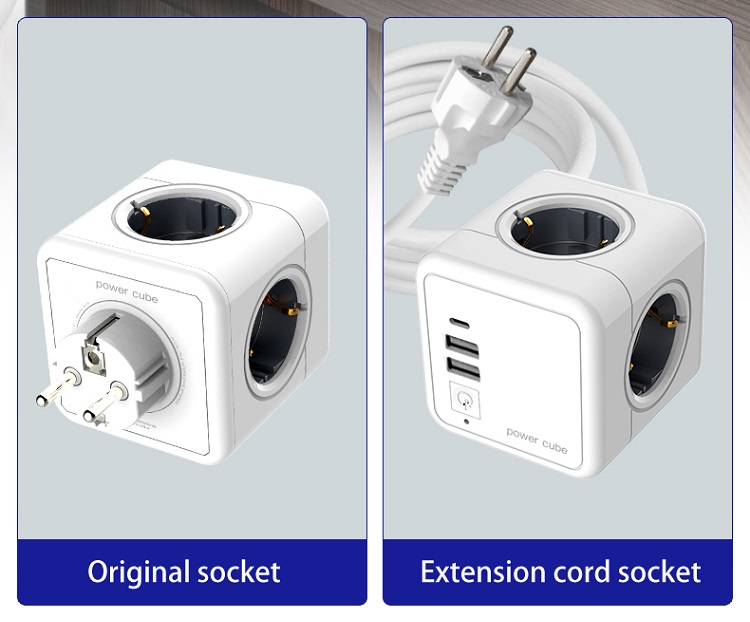 Smart power socket surge power strip battery powered plug socket for EU ...