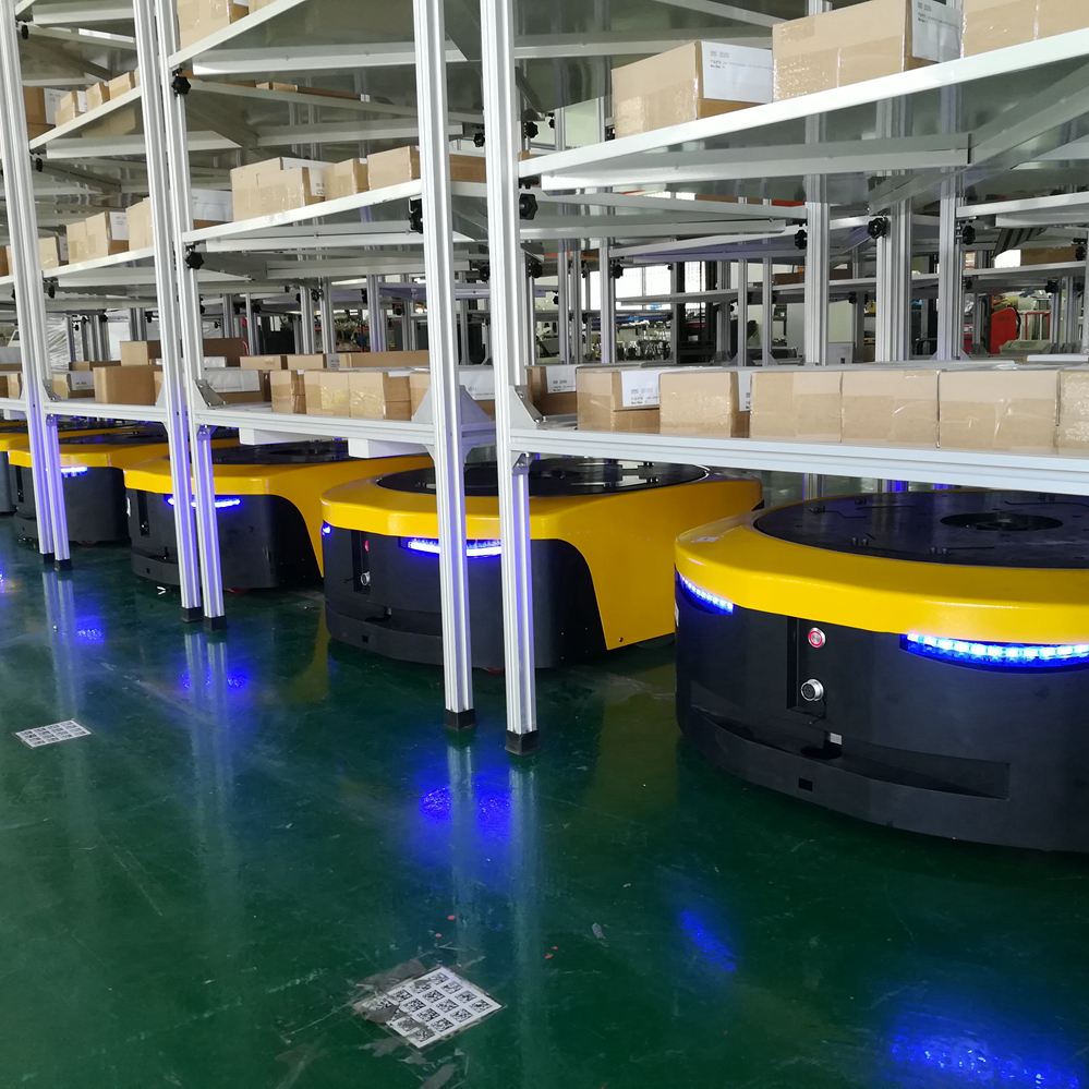 2D Barcode Navigation QR Code Big Elfin Material Handling Agv Drive ...