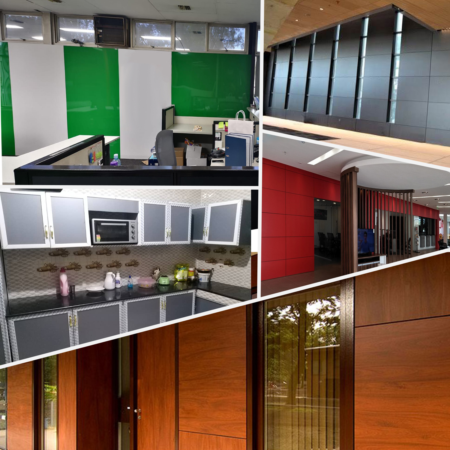 Wall Cladding Exterior Wpc Plastic Pvc Alucobond 3D Wood Clad Gold ...