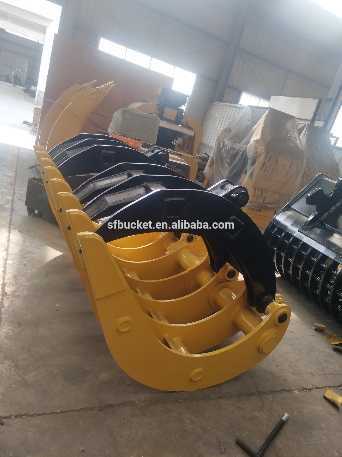 20 tons excavator root rake grapple hydraulic rake grabber - tradechina.com