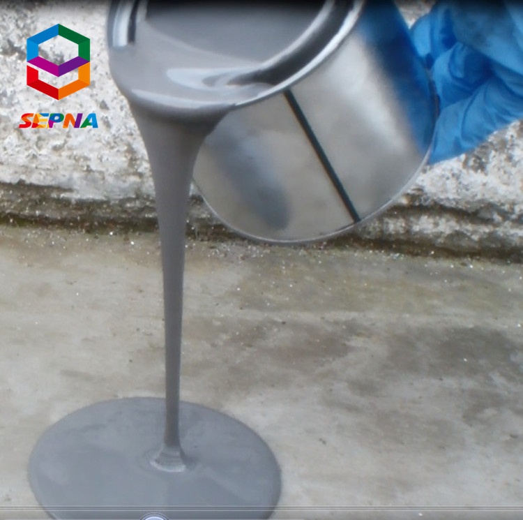 PU110 Gray polyurethane roof paint coating waterproofing liquid rubber ...