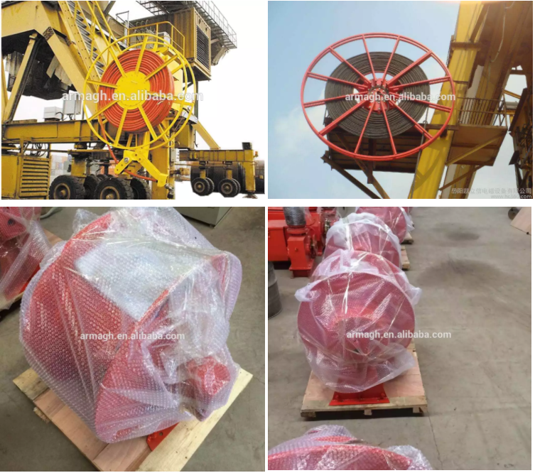 cable reel large strength motor driven for gantry crane cable reel ...