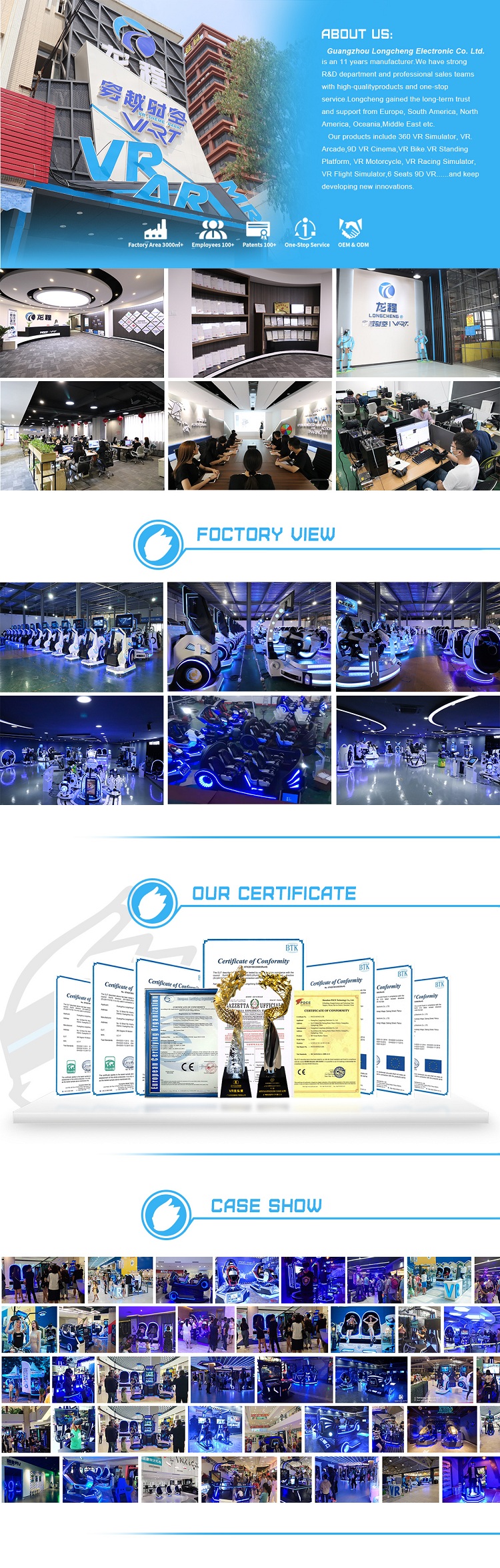 Original VART Shooting 360 720 Degree 9D VR Rotating Flight Simulator ...