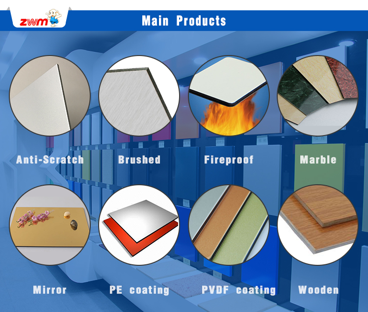 custom 3 mm alucobond indian red wood grain texture acp aluminium ...