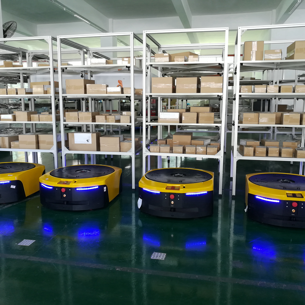 2D Barcode Navigation QR Code Big Elfin Material Handling Agv Drive ...