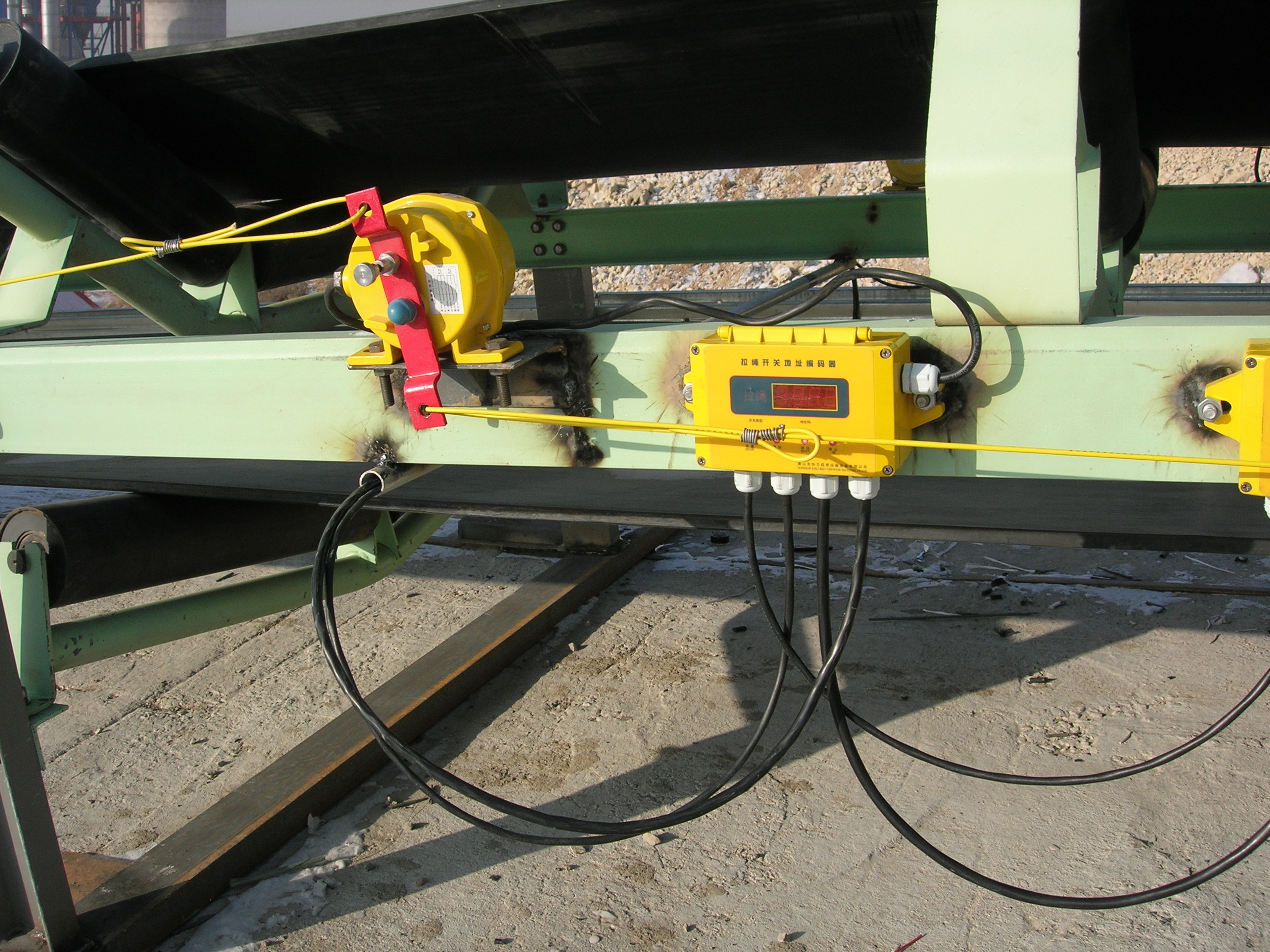 Belt Emergency Stop Switch Pull Cord Conveyor Belt Conveyor Pull Cord ...