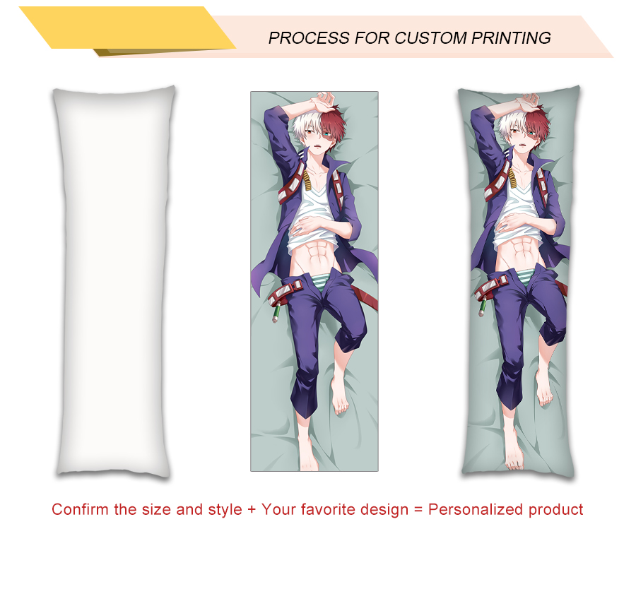 My Hero Academia Todoroki shoto Midoriya Izuku Dakimakura Custom ...