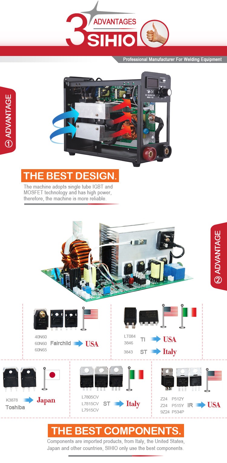 Top 10 Sihio premium 1 phase 3 phase 50/60HZ DC inverter NBC-200 20 ...