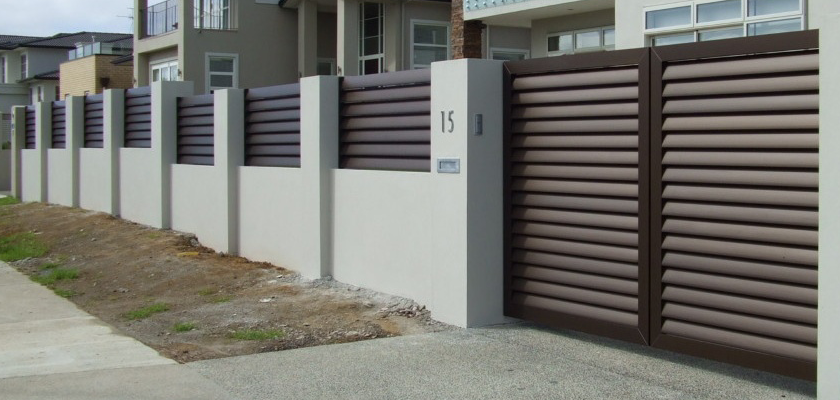 modern house aluminum airfoil louvre fence - tradechina.com