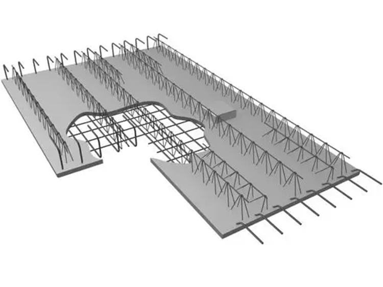 Lattice girder (truss) of precast concrete structures especially for ...