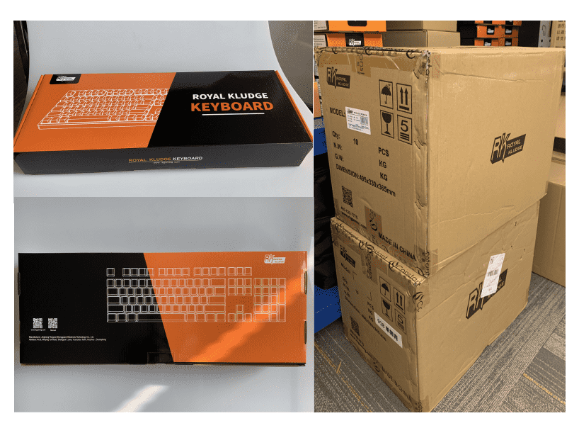 Royal Kludge RK987 wireless gaming fashion kailh key switch backlit ...