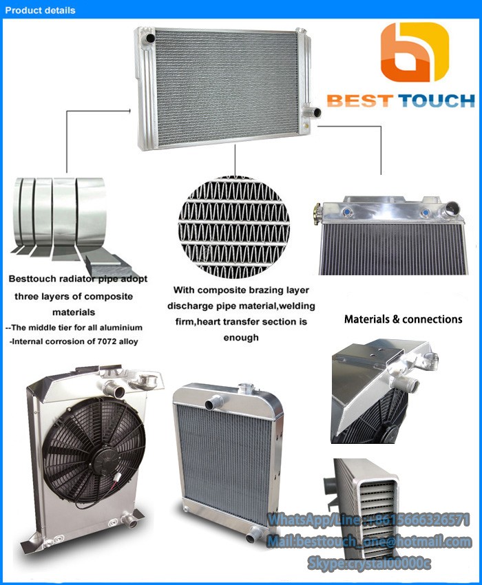 CUSTOM RADIATOR MG/MGB/MGB-GT MT cooling system auto radiators for ...